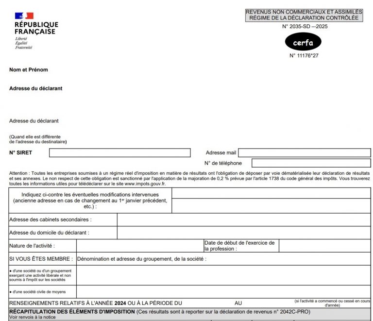 Date limite pour la 2035 (en 2026) - Comptacool